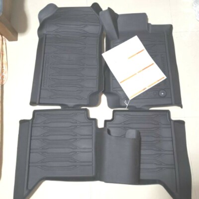 Genuine Ford Ranger 4 Doors Raptor Rubber Floor Mats Double Black ...