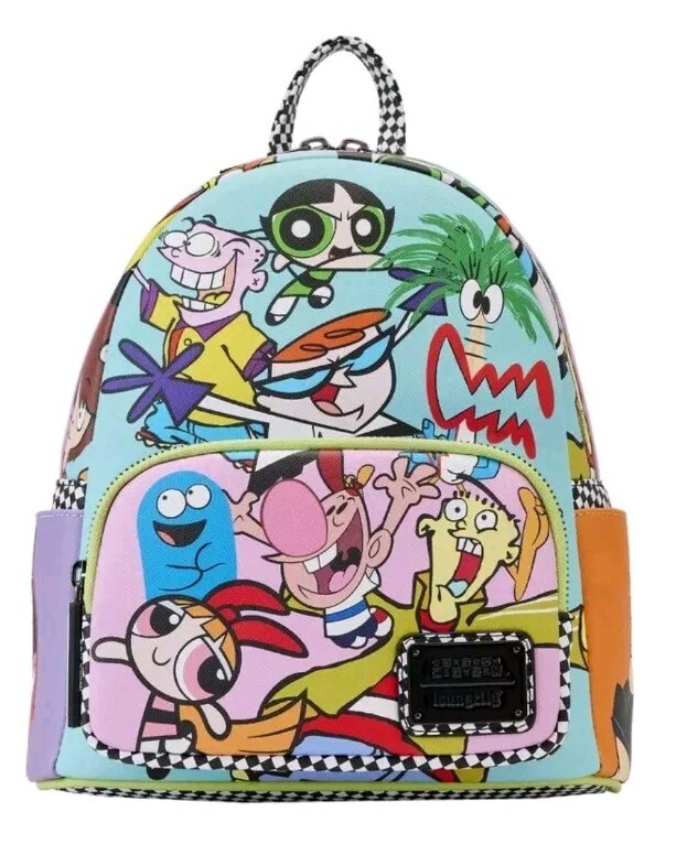 NWT Loungefly Cartoon Network Retro Collage Mini Backpack Rare new ...