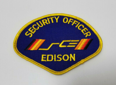 Police Security Patch Security Officer Edison | eBay
