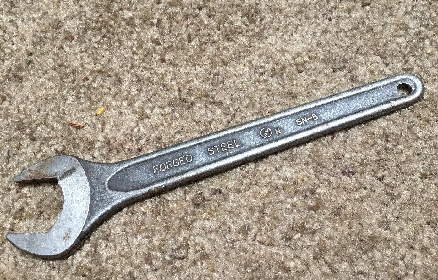 ASAHI Tools 17 Forged Steel Open End Wrench SN5 D-06 JAPAN Vintage | eBay