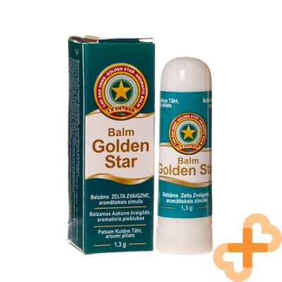 GOLDEN STAR Balm 1,3 g Clogged Stuffed Running Nose Aromatic Pencil 1 ...