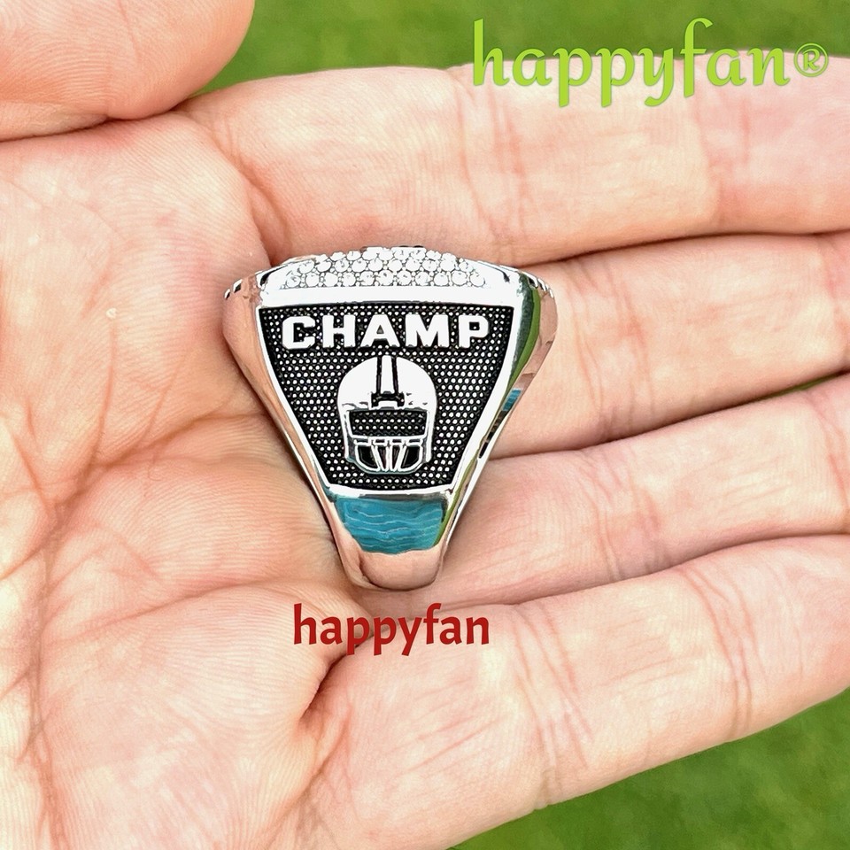 2024 Fantasy Football Championship Ring FFL Champion Trophy Blue Stone ...