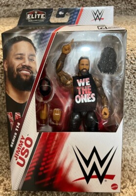 WWE ELITE 114 JIMMY USO MATTEL WRESTLING ACTION FIGURE HOT!!! VERY HARD ...