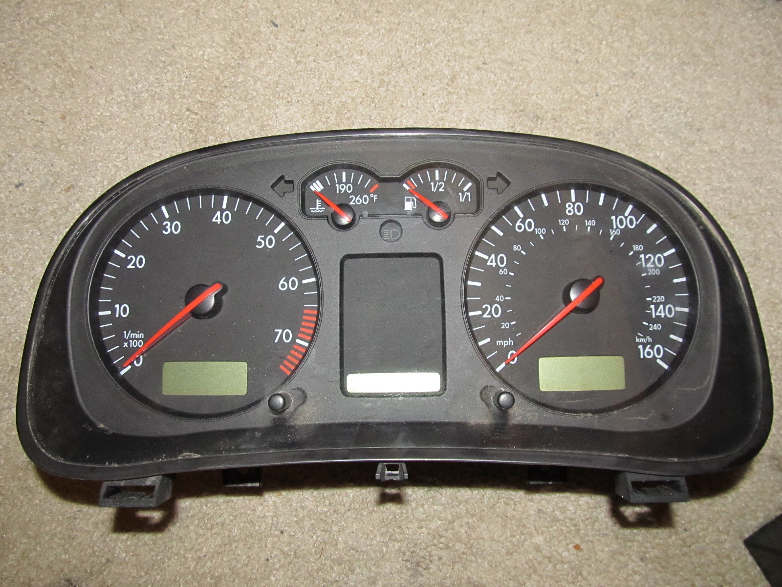 02 03 VW JETTA INSTRUMENT CLUSTER SPEEDOMETER 1.8T AT | eBay