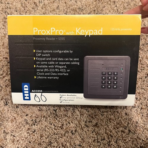 HID 5355AGK14 Access Control Reader Keypad for sale online | eBay