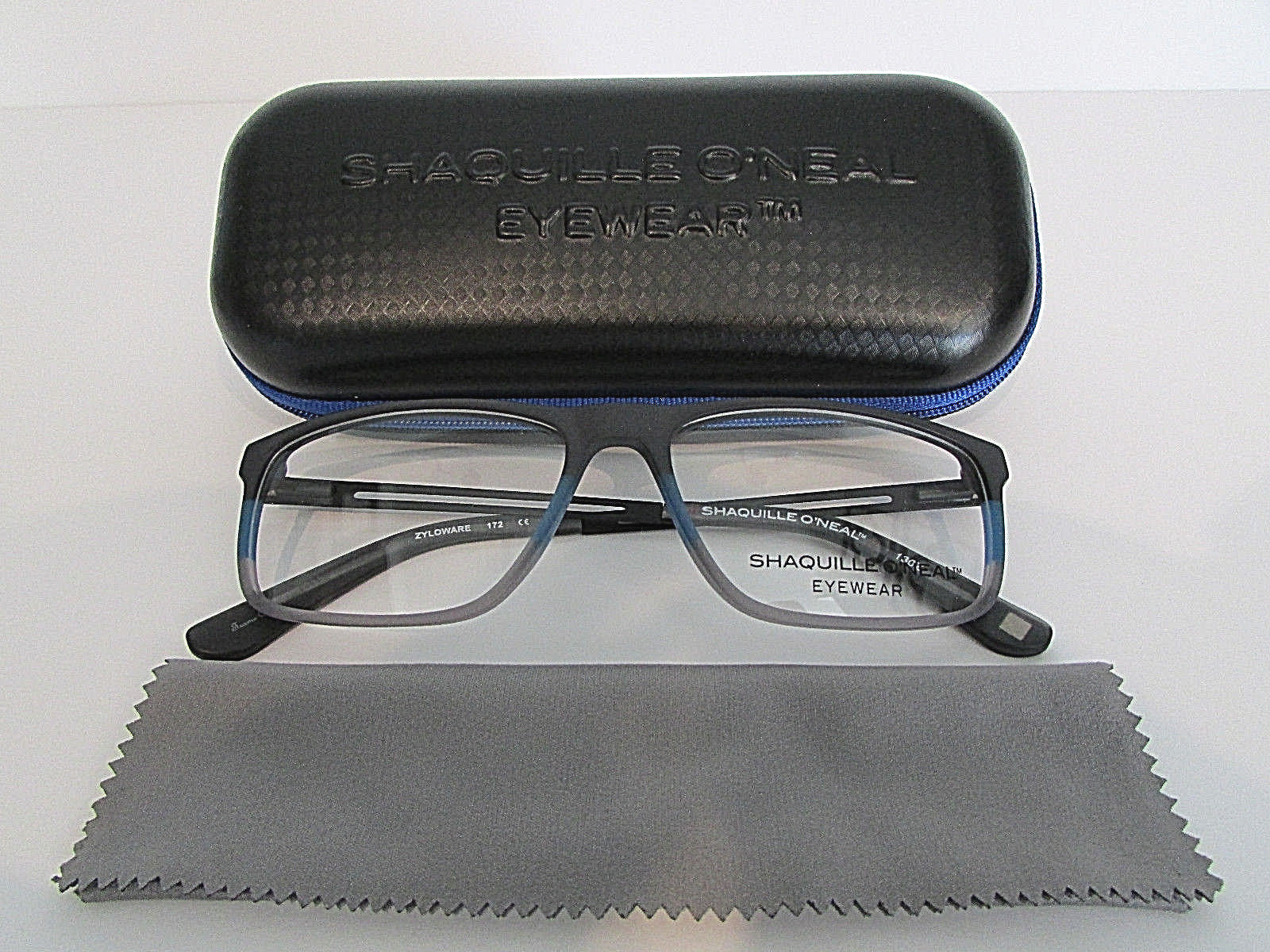 Shaquille O'Neal Eyewear Shaq 130Z 172 Black Fade Eyeglasses Rx-Able ...