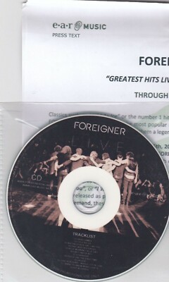 Foreigner ‎– Greatest Hits Live rare promo - classic melodic rock / AOR ...