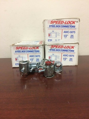 AMC-5075 BOX OF 25 MC SPEED-LOCK CONNECTORS 2-DAY SHIPPING | eBay