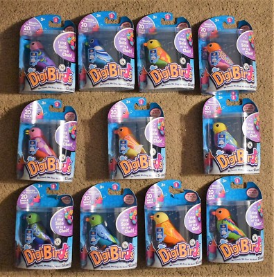 DIGIBIRDS COLOURFUL SINGING TOY BIRDS SING OVER 20 SONGS AND TWEETS ...