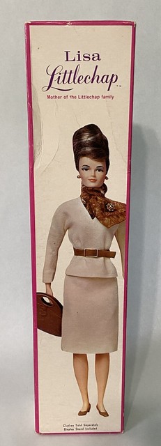 Lisa Littlechap Doll Original Box Robe Stand Beehive Booklet Remco ...