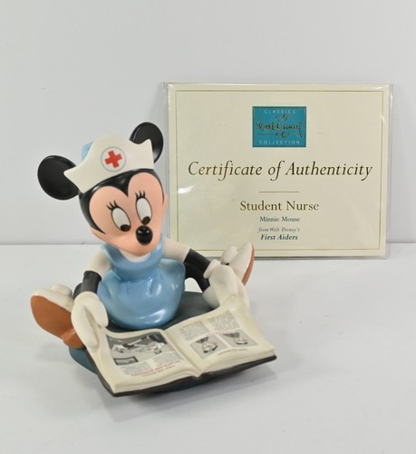 Walt Disney Classics Minnie Student Nurse First Aiders Figurine COA | eBay