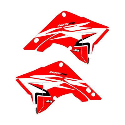 CR125 Polisport Original Restyle Shroud Graphics Honda 2002+ 2020 style ...