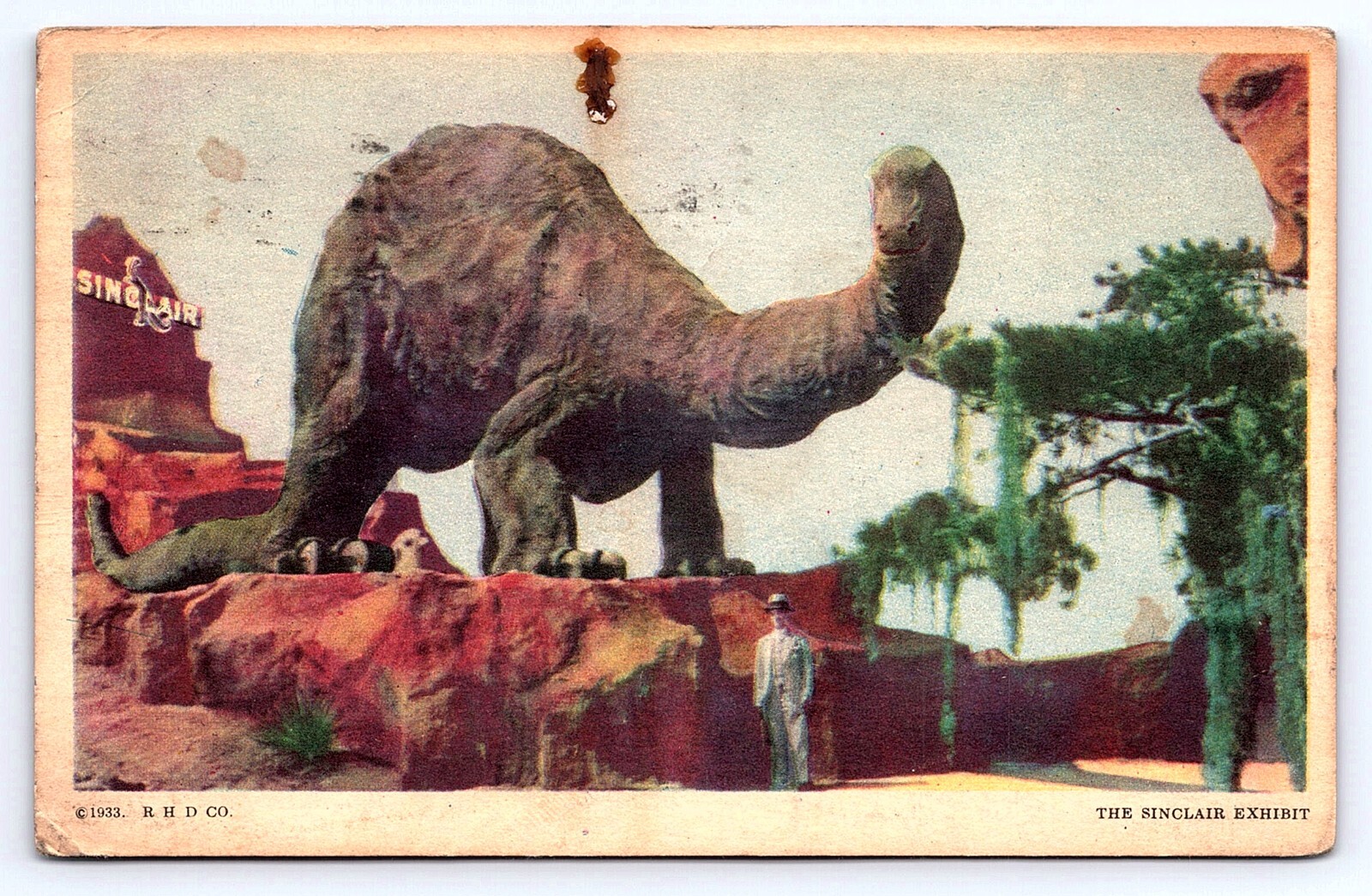 Century of Progress Chicago's World Fair 1933 Sinclair Dinosaur Exhibit ...