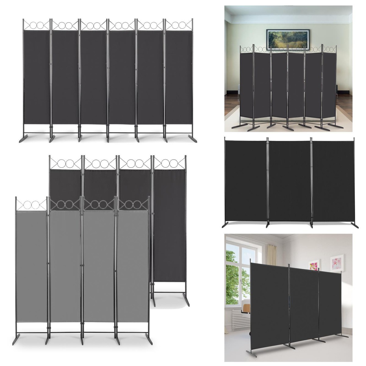 Folding Portable Privacy Screens Freestanding Outdoor Privacy Screen