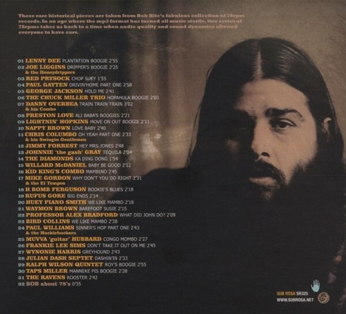 DR.BOOGIE PRESENTS - BEAR TRACES (BOB HITE VAULTS V CD NEW ...