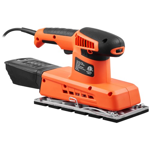 Uimoso 1/2 Sheet Sander 320W Max 12000 RPM Sheet Finishing Sander for ...