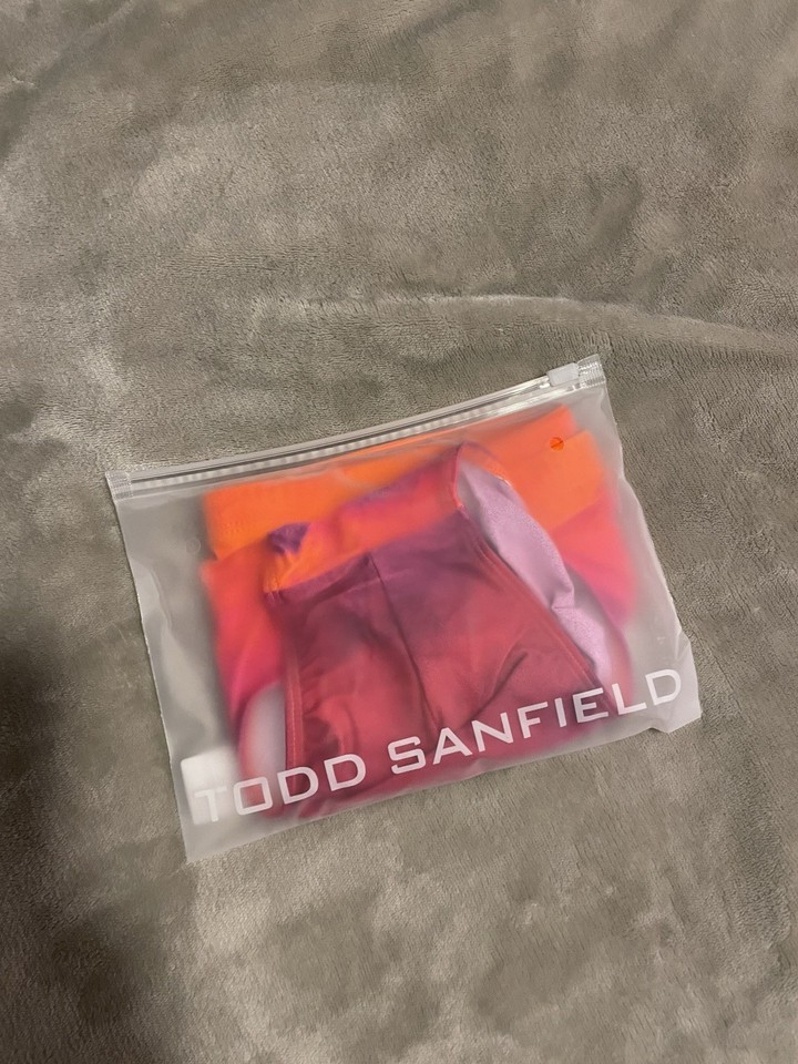 Todd Sanfield Men's Swim Briefs Medium, Pink/Orange, Ultradeep, Shallow | eBay UK