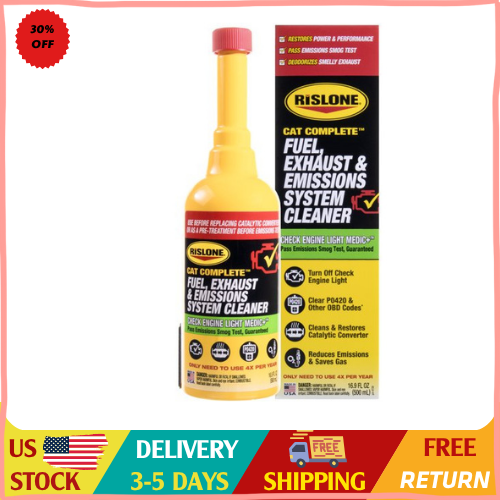 Rislone 4720 Cat Complete Fuel, Exhaust & Emissions System Cleaner, 16. ...