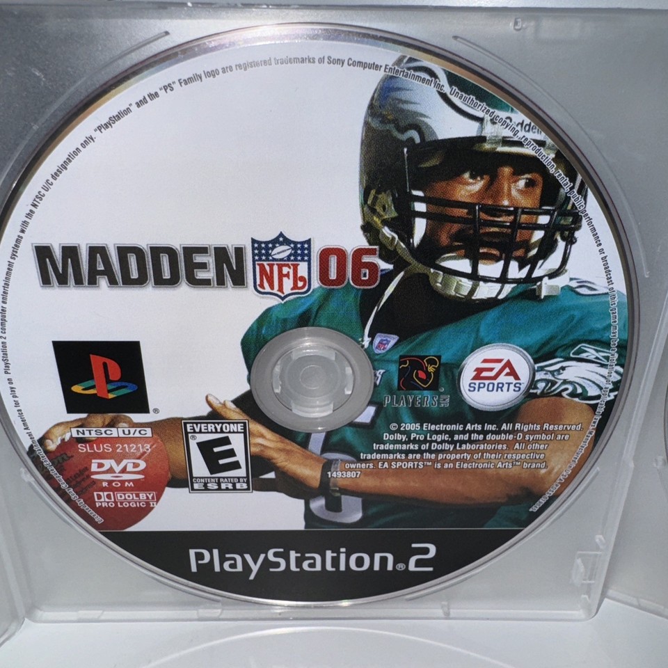 Madden NFL 06 & Madden NFL 07 Sony PlayStation 2, PS2 DISCS ONLY | eBay