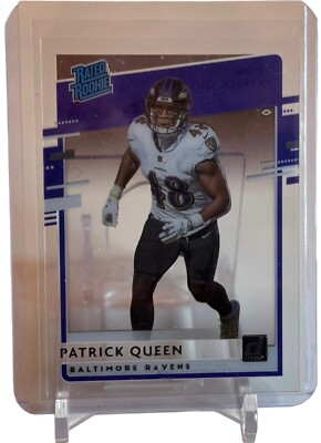 Patrick Queen 2020 Chronicles Football Clearly Donruss RC Card #RR-PQ ...