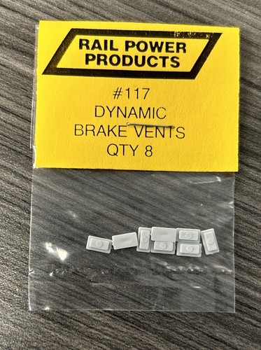 Rail Power Products HO Scale #117 Dynamic Brake Vents (8-pack) NIP! | eBay