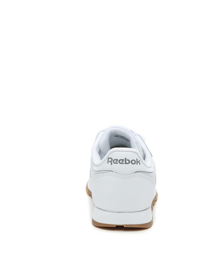 Reebok Classic Leather Junior Big Kids Running Sneaker Shoes Sz 6 White ...