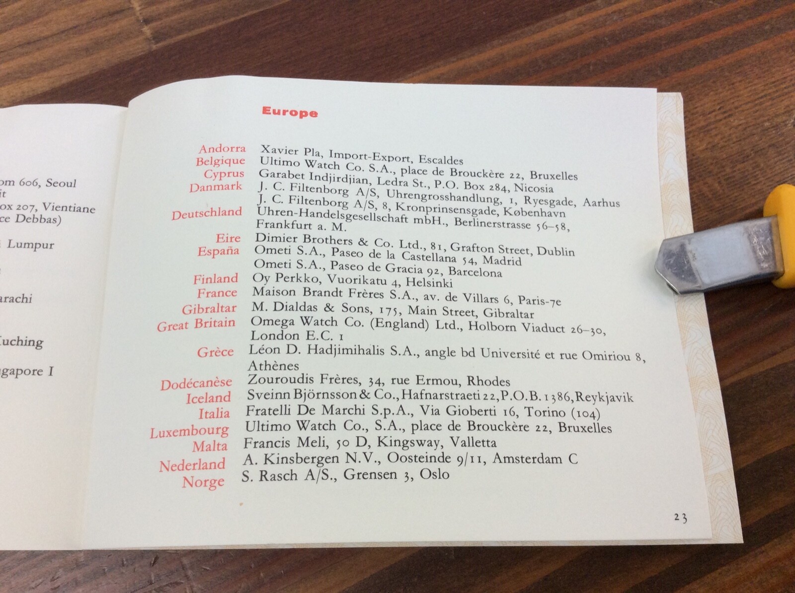 Omega 1964 Vintage Watch Guarantee Booklet | eBay