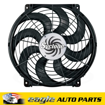 Flex-A- Lite Syclone Black S-Blade Reversible Electric Fan Pusher ...
