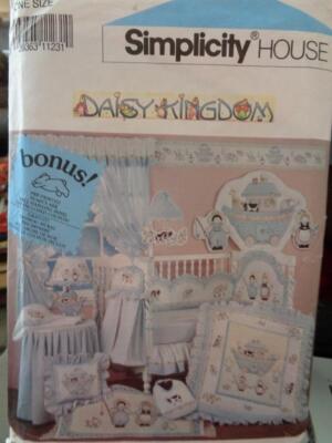 Simplicity Sewing Pattern 7255 Daisy Kingdom Baby Room Accessories / | eBay