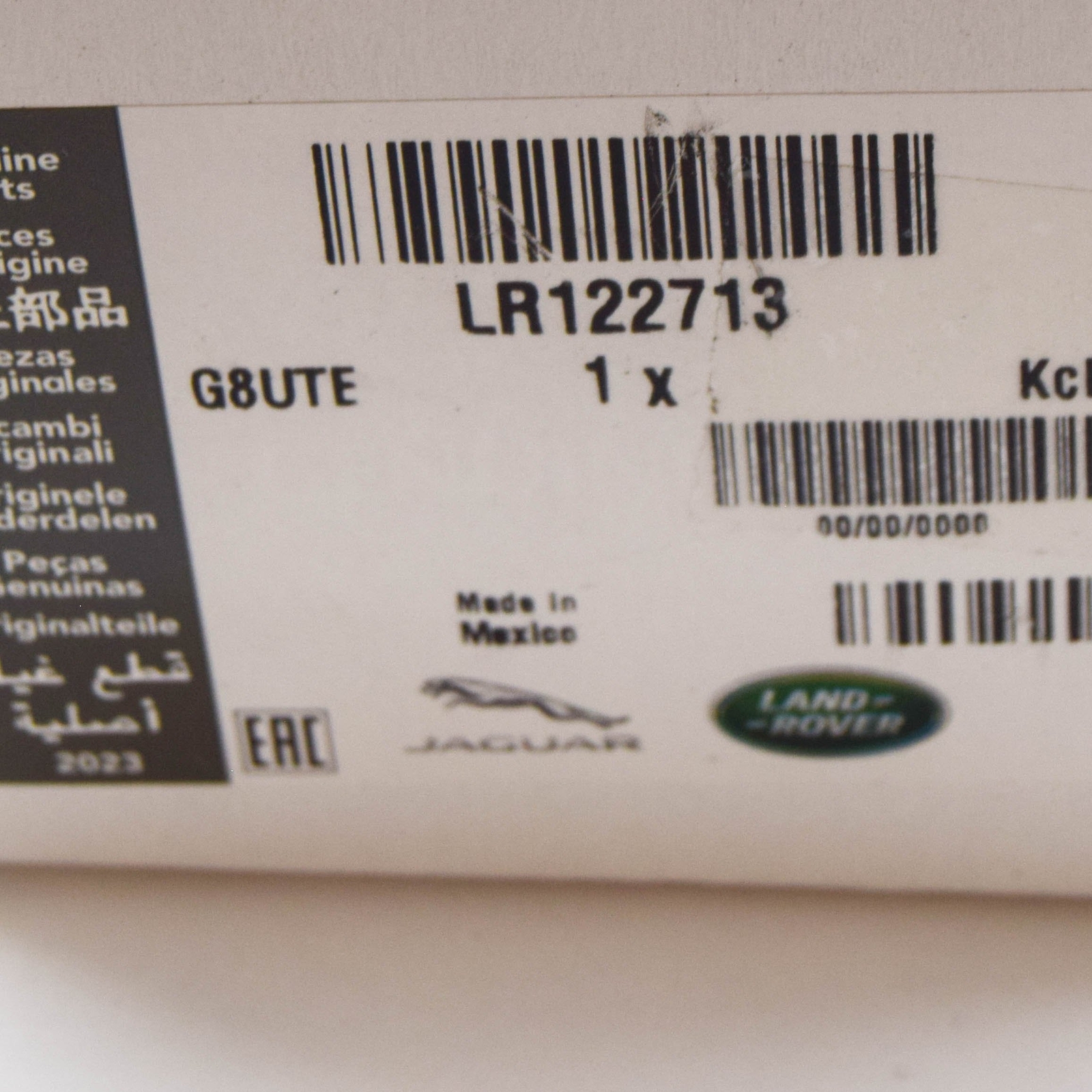 LR RANGE ROVER VELAR L560 Exhaust Gas Pressure Sensor LR122713 NEW ...