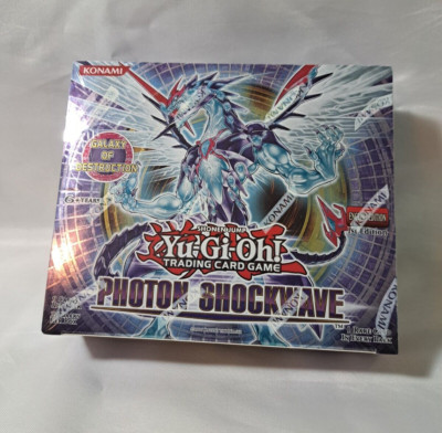 Yugioh Photon Shockwave 1st Edition Factory Sealed 24 Packs Booster Box ...