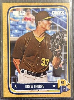 2024 Onyx Vintage Drew Thorpe SP Prospect Card /150 | eBay