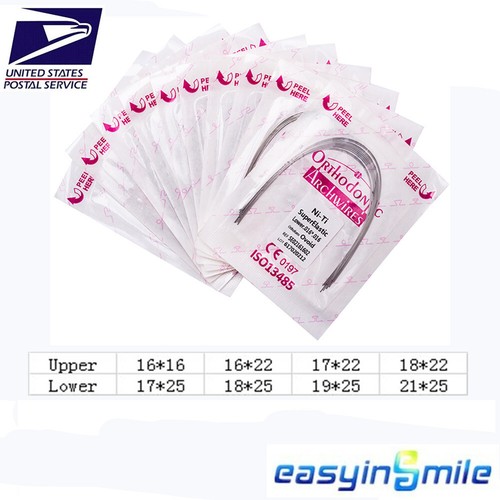 10Pks Dental NITI Orthodontic Arch Wires U/L Rectangular Wire Super ...
