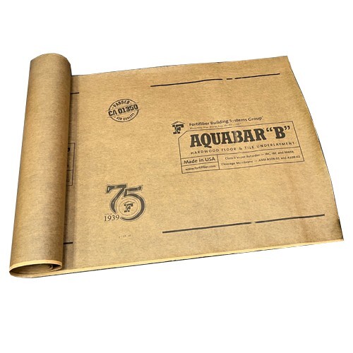 Aquabar-B Hardwood Floor & Tile Underlayment 3' x 167' Roll (500 sq. ft ...
