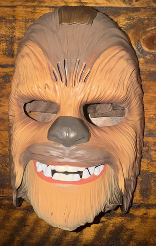 Star Wars CHEWBACCA MASK Electronic Talking Wookie Sounds 2015 Hasbro ...