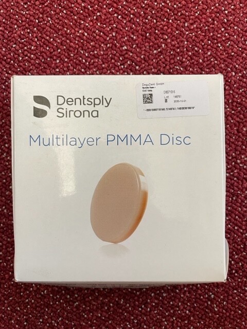 Dentsply Sirona - Multilayer PMMA Disc - 16mm - Farbe: A1 - REF ...