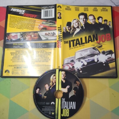 The Italian Job (DVD, 2003) COMPLETE! VERY GOOD CONDITION! 97363304746 ...