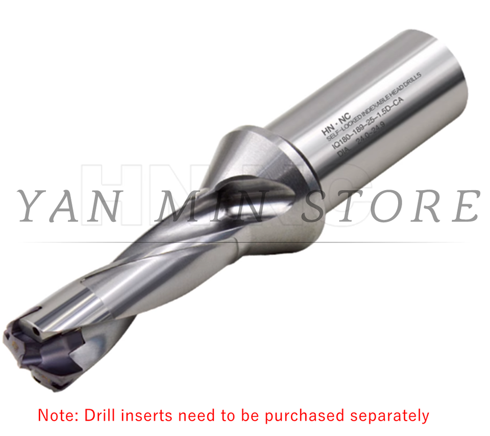 1PC 3x Crown Drill CNC Drill with Interchangeable Inserts IQ-080-089-12-3D | eBay