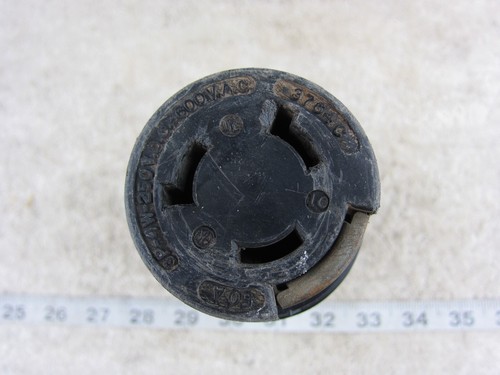 Hubbell HBL 3764C 50A 250VDC 600VAC Twist-Lock Connector Non-MEMA, Used ...