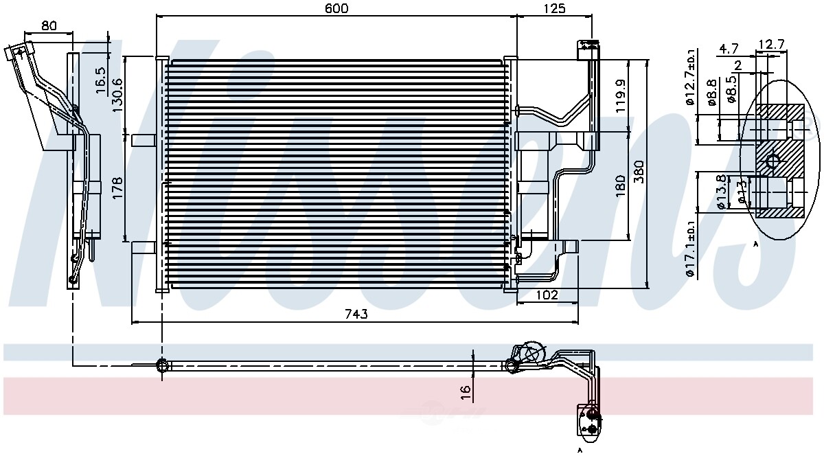 Nissens North America 94902 - A/C Condenser and Receiver Drier Assembly ...