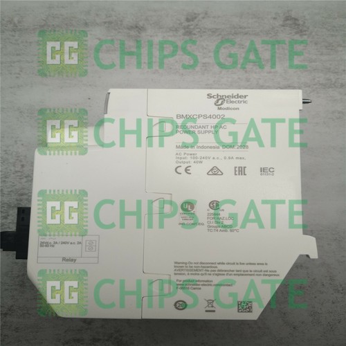 BMXCPS4002 Schneider 40W, 110-220VAC redundant power supply Brand New ...