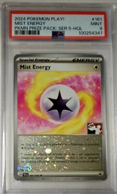 2024 MIST ENERGY Pokemon Play! Prize Pack Series 5 Cosmo Holo #161 PSA ...
