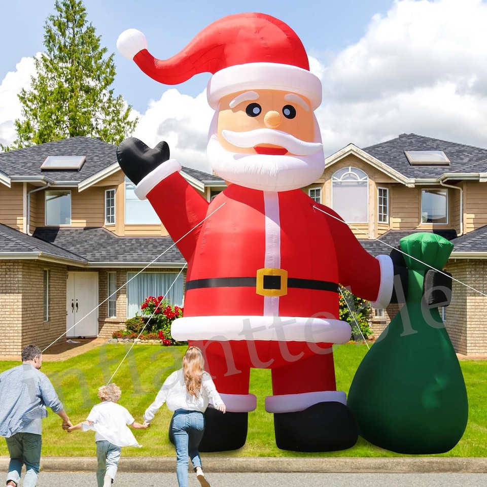 Giant 20FT-40FT Christmas Inflatable Santa Claus Snowman For Xmas ...