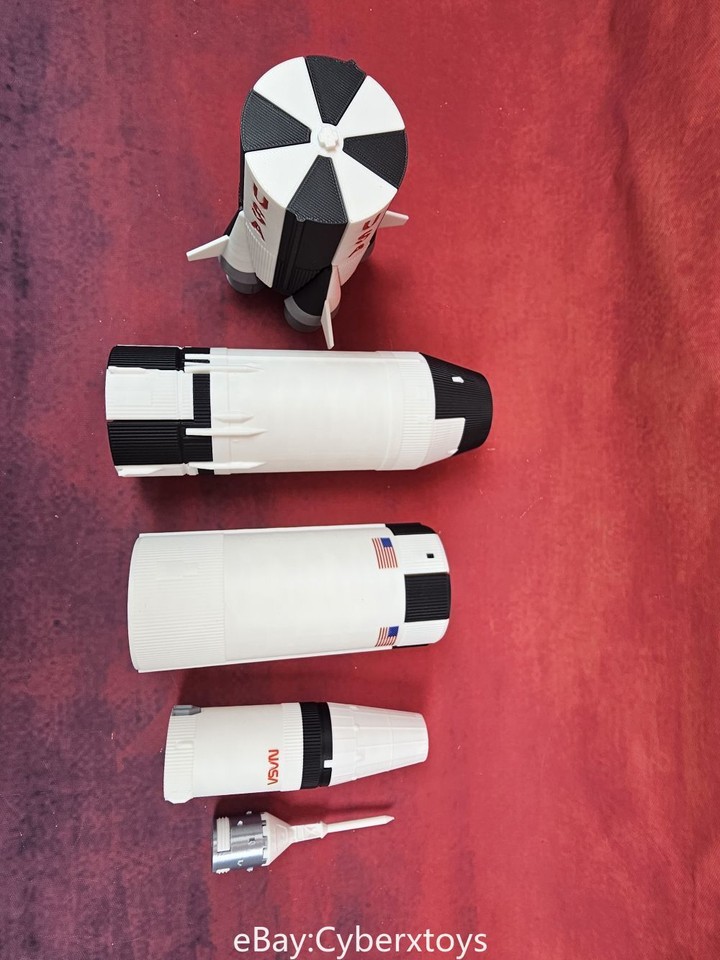 Craft 1:200 Scale NASA Saturn V Carry Rocket Model Finished Painted ...