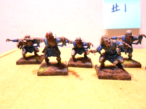 #1 AOS FLESH EATERS COURT-10 MANTIC GHOULS/ZOMBIE MAGNETIC BASES/PRO ...