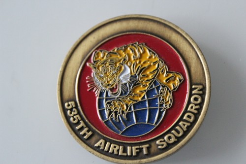 USAF 1st C-17 SQ In The Pacific 535th Airlift Squadron Challenge Coin ...