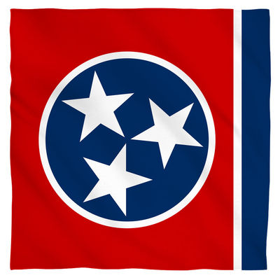 Bandana - The State Of Tennessee Flag (22x22 inch) (mask) | eBay