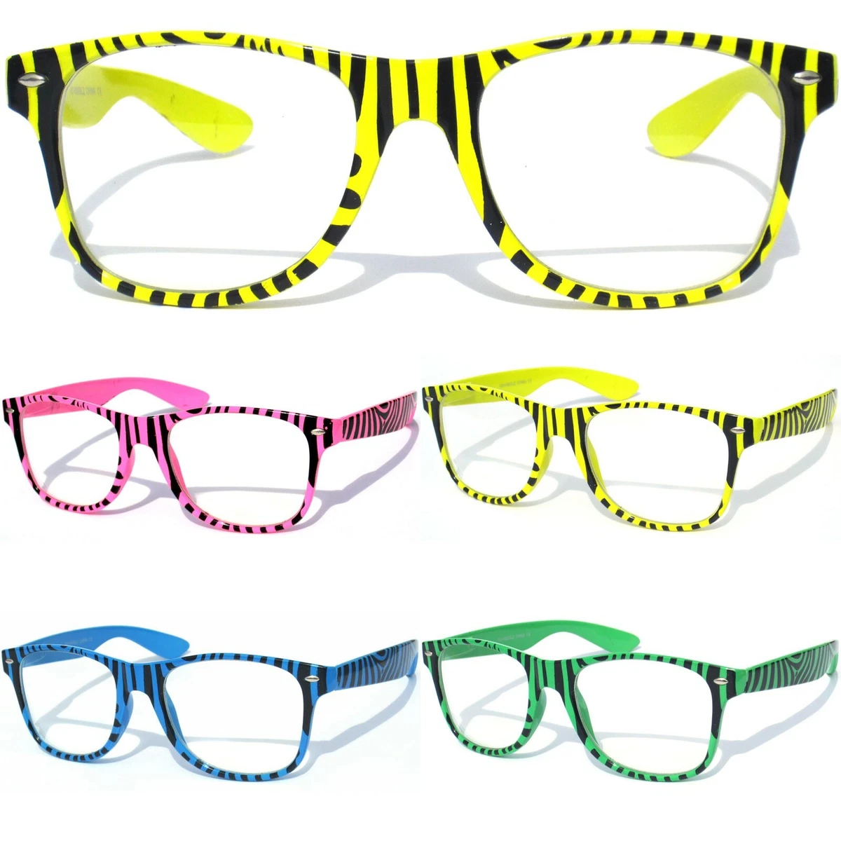 Zebra Nerd Glasses