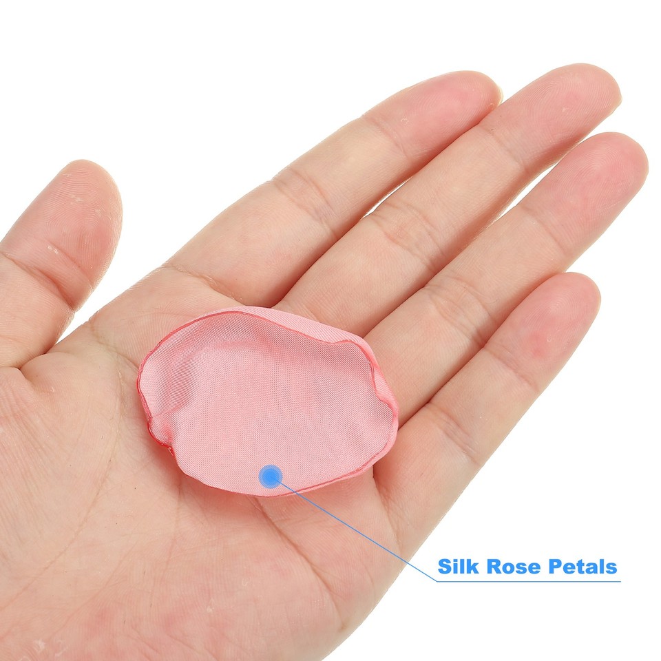 400 Pcs Silk Rose Petals, Artificial Flower Fake Rose Petals Light Dark ...