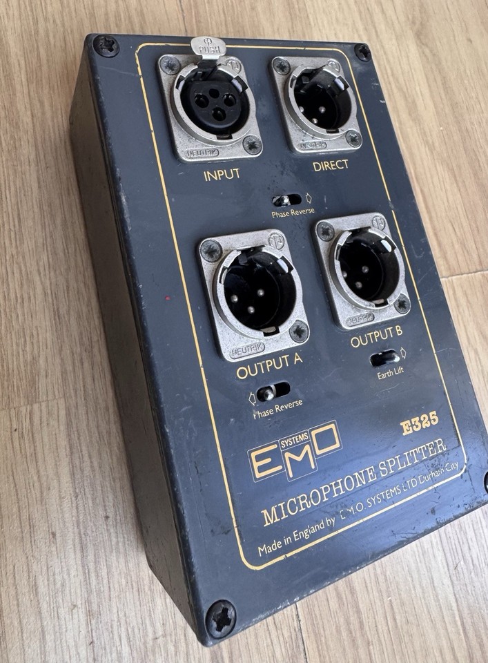 An EMO Microphone Splitter Box - Passive Transformer Coupled. | eBay UK